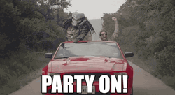 Predator Car Party On GIF | GIFDB.com