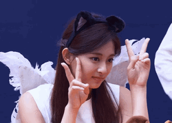 Pretty Cat Angel Twice Tzuyu GIF | GIFDB.com