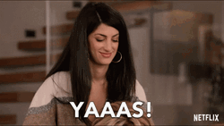 Pretty Girl Doing Yaaas Reaction GIF | GIFDB.com