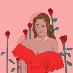 Glittery Pink Rosas GIF | GIFDB.com