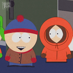 Princess Kenny High Five With Stan Marsh GIF | GIFDB.com