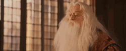 Professor Dumbledore Talking To Harry Potter GIF | GIFDB.com