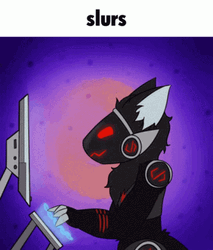 Protogen Typing Keyboard Slurs GIF | GIFDB.com