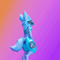 Protogen Ultraviolet Uno Reverse Card GIF | GIFDB.com