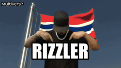 Proud Rizzler Joseph Ducreux Pointing Down GIF | GIFDB.com