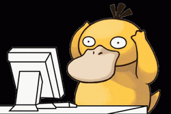 Psyduck Confused In Front Computer GIF | GIFDB.com