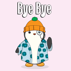 Pudgy Penguin Bye Bye Meme GIF | GIFDB.com