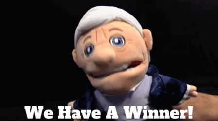 Puppet Announcing Winning Team Meme GIF | GIFDB.com