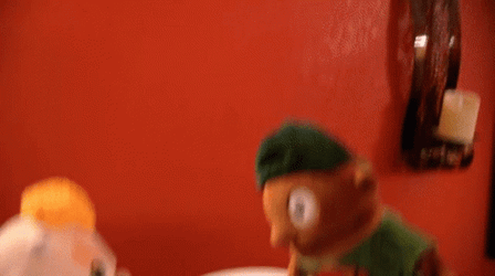 Puppet Eating Penne GIF | GIFDB.com