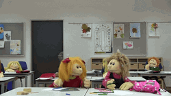 Puppet Girls Talks About Class But Not Again GIF | GIFDB.com