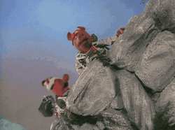 Puppet Mountain Climbers Fall GIF | GIFDB.com