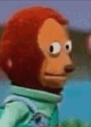 Black Dog Shocked Meme Big Eyes GIF | GIFDB.com