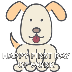 Puppy Happy First Day Of Work GIF | GIFDB.com