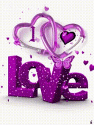 Purple Butterfly Sparkling Art GIF | GIFDB.com