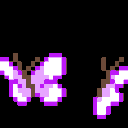 Purple Pixelated Butterflies GIF | GIFDB.com