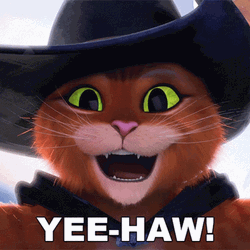 Puss In Boots Yee Haw GIF | GIFDB.com