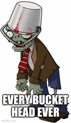 Pvz Every Bucket Head Ever GIF | GIFDB.com