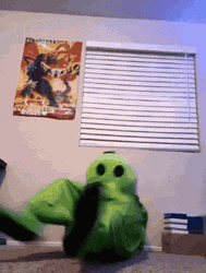 Pvz Pea Shooter Costume GIF | GIFDB.com