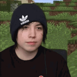 Quackity Minecraft Stream Squint Suspicious GIF | GIFDB.com