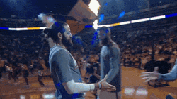 Quick Handshake In Basketball GIF | GIFDB.com
