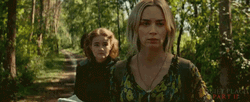 Quiet Place Emily Blunt Cautious Steps GIF | GIFDB.com