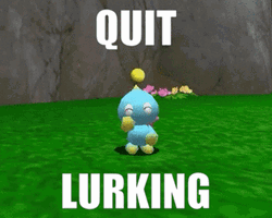 Quit Lurking Chao GIF | GIFDB.com