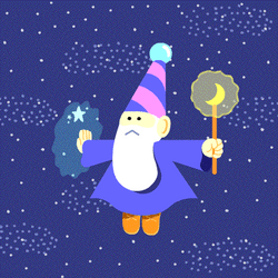 Wizard Stargazer Magic GIF | GIFDB.com