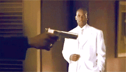 R Kelly Gun Point White Suit GIF | GIFDB.com