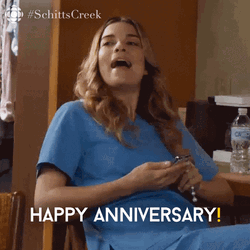Radiant Greetings Happy Work Anniversary GIF | GIFDB.com