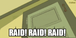 Cardboard Cartoon Raid GIF | GIFDB.com