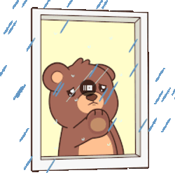 Rain Raning Sticker GIF | GIFDB.com