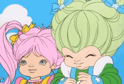 Rainbow Bright Big Hair Excited Meme GIF | GIFDB.com