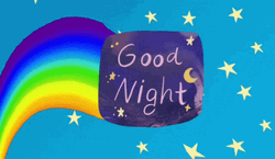Rainbow Star Good Night GIF | GIFDB.com