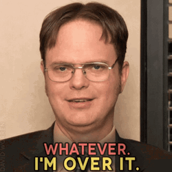 Rainn Wilson Anyway Whatever I'm Over It GIF | GIFDB.com
