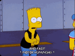 Ralph Wiggum And Fast Motor Humming GIF | GIFDB.com