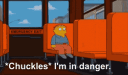 Ralph Wiggum Chuckling Im In Danger GIF | GIFDB.com