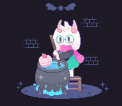 Ralsei Deltarune Witchcraft Cute Magic GIF | GIFDB.com