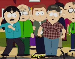 Crazy Randy Marsh Attacking A Guy GIF | GIFDB.com