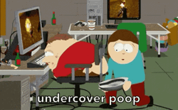 Randy Marsh Poop Undercover GIF | GIFDB.com