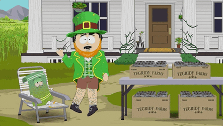 Randy Marsh St Patricks Day Dance GIF | GIFDB.com