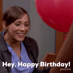 Rashida Jones Birthday Greeting GIF | GIFDB.com