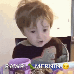 Rawr Kid Hates Food GIF | GIFDB.com