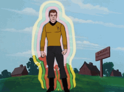Reading Rainbow Star Trek Kirk Mage Zap GIF | GIFDB.com