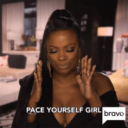 Real Housewives Kandi Pace Yourself Slow Down GIF | GIFDB.com
