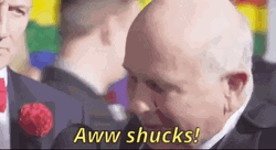 Red Carpet Interview Aww Shucks GIF | GIFDB.com