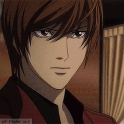 Red Haired Light Yagami GIF | GIFDB.com