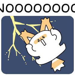 Red Lightning Strikes Racoon No GIF | GIFDB.com