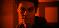 Red Void Stiles Stare Of Dylan O'brien GIF | GIFDB.com