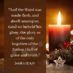 Religious Merry Christmas Bible Verse Message GIF | GIFDB.com