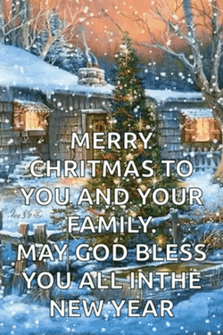 Religious Merry Christmas To You And Your Family GIF | GIFDB.com